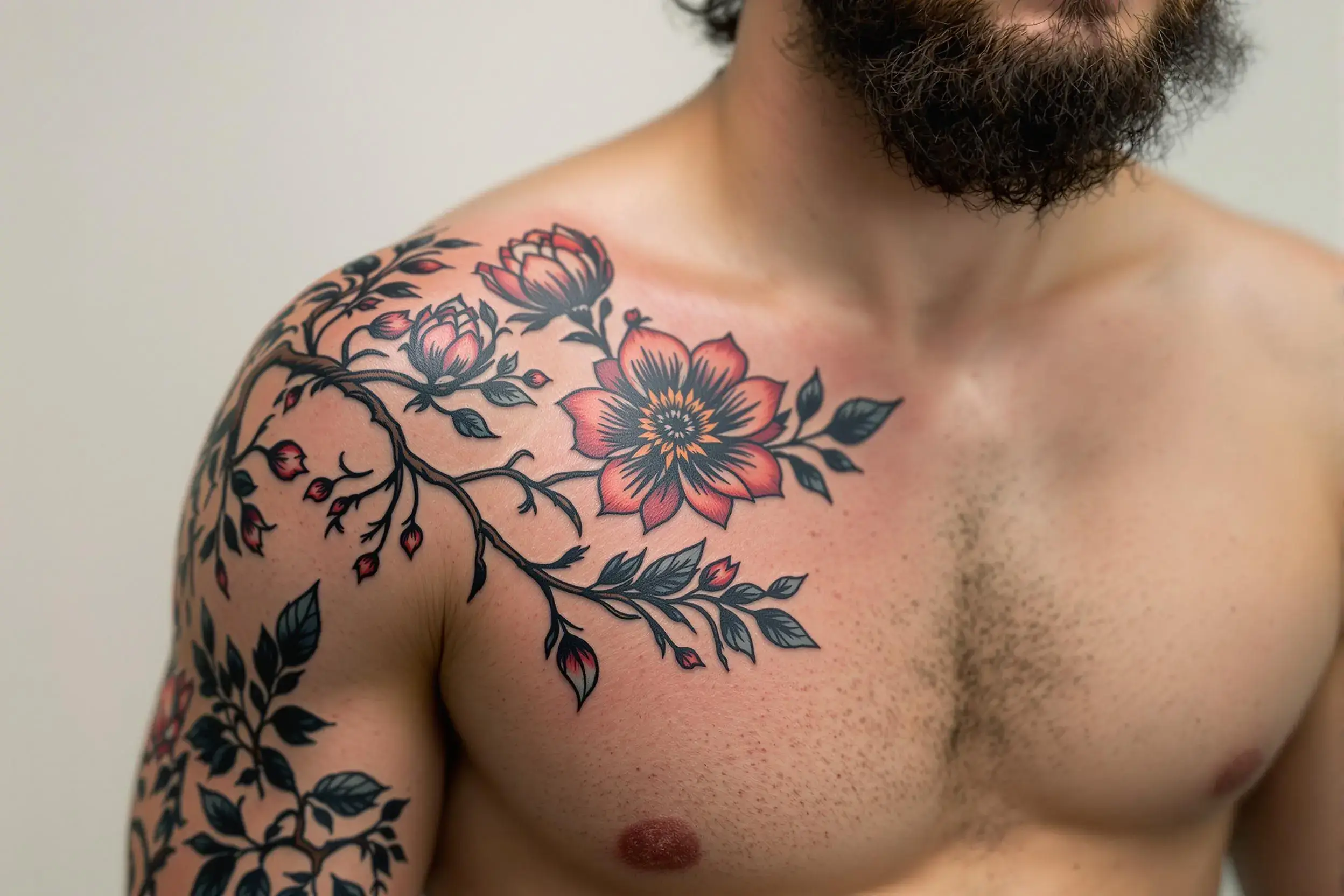 10 Plant Tattoos for Men | PlantTattoosAI
